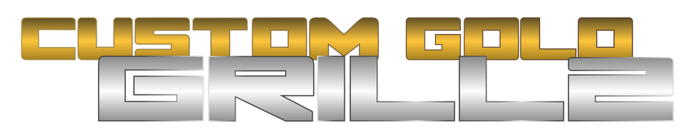 Solid Gold Nugget Cut Grillz - Custom Gold Grillz