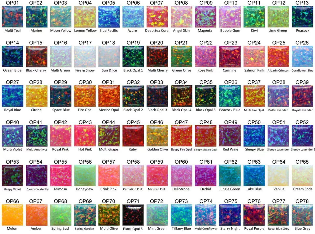 Opal and Solid Tip Double Cap Grillz - Custom Colors in Gold or Silver ...