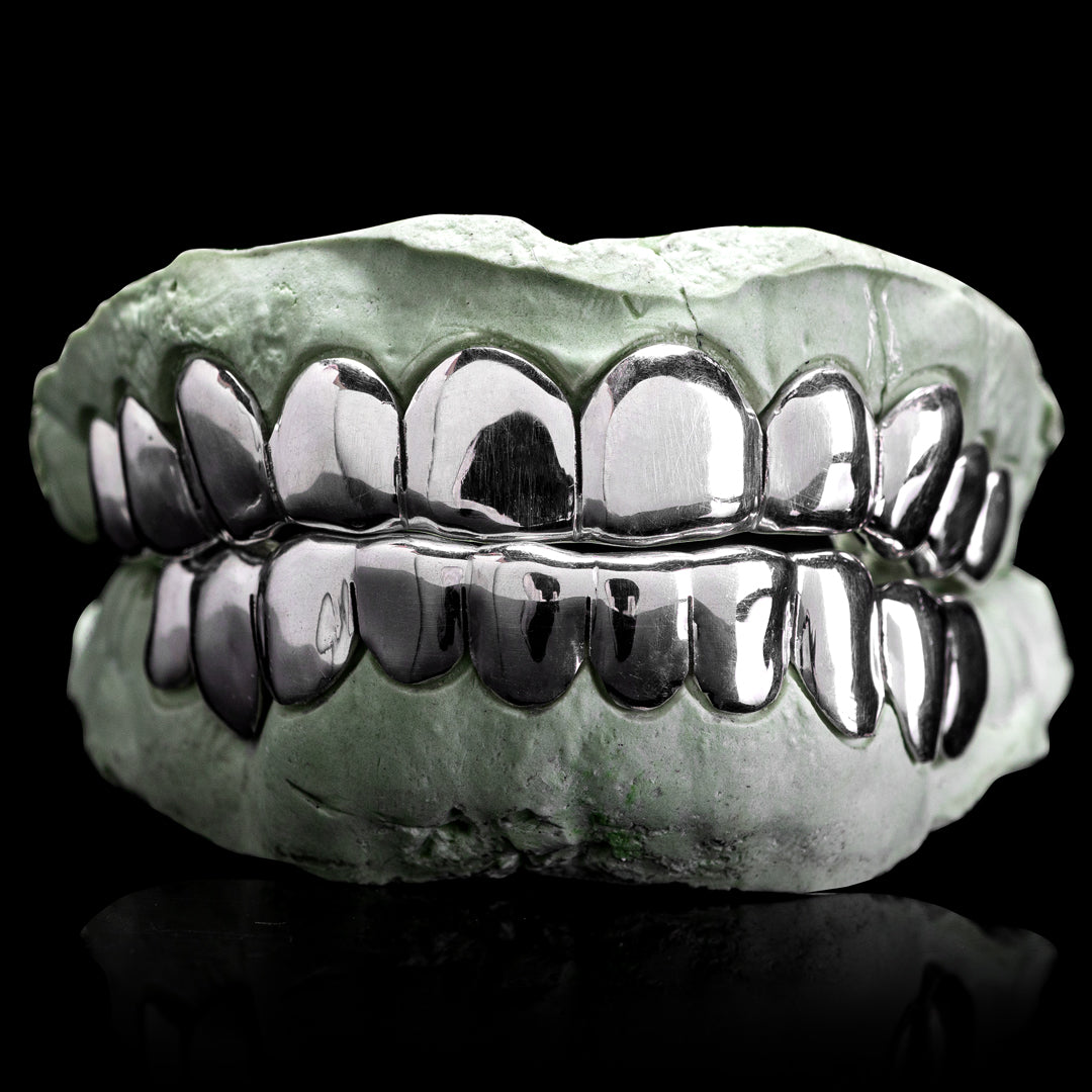 Buy Custom-Fit Solid Sterling Silver Grillz - Custom Gold Grillz