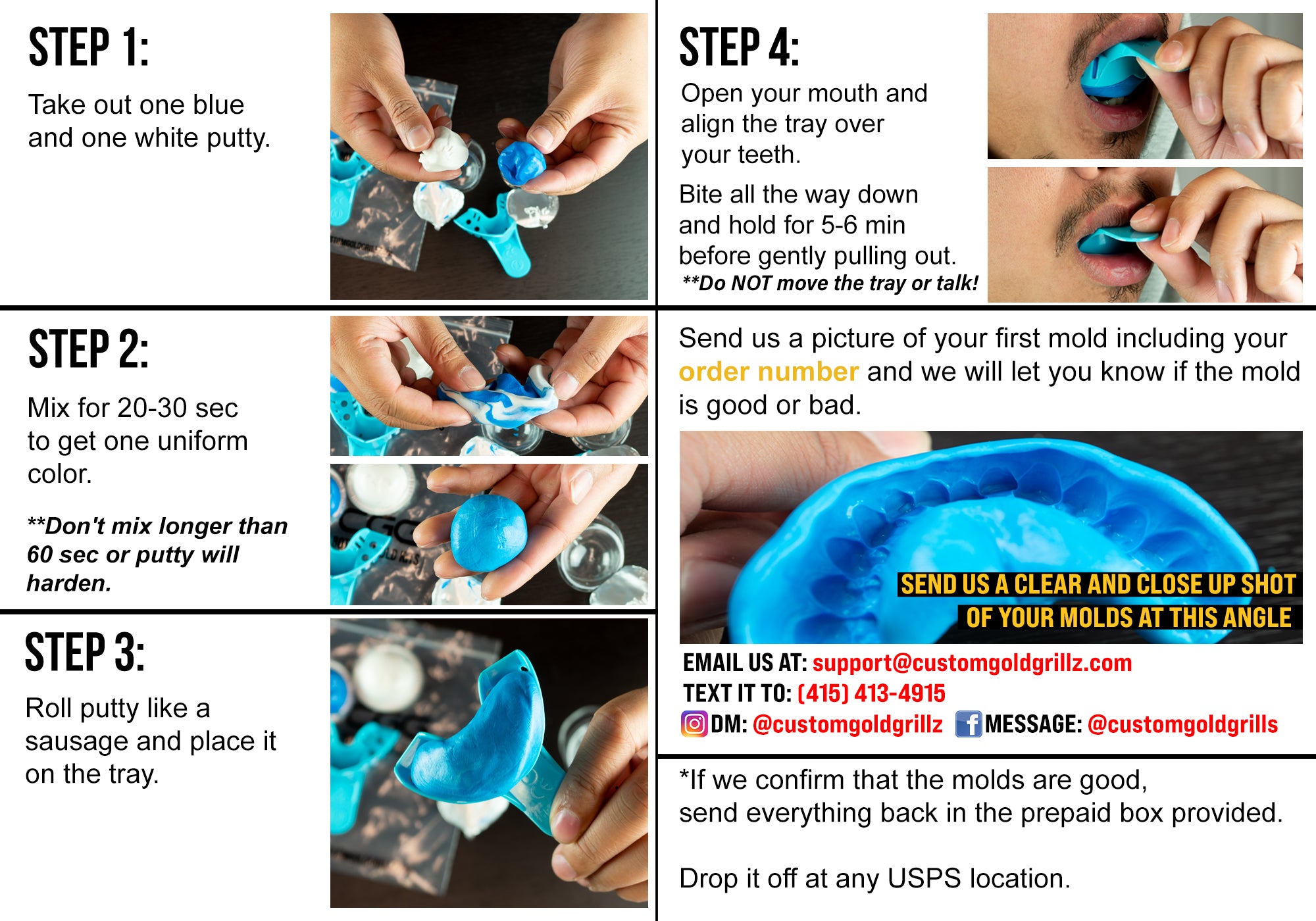 Buy Grillz Accessories | Mold Kit, Box & More - Custom Gold Grillz