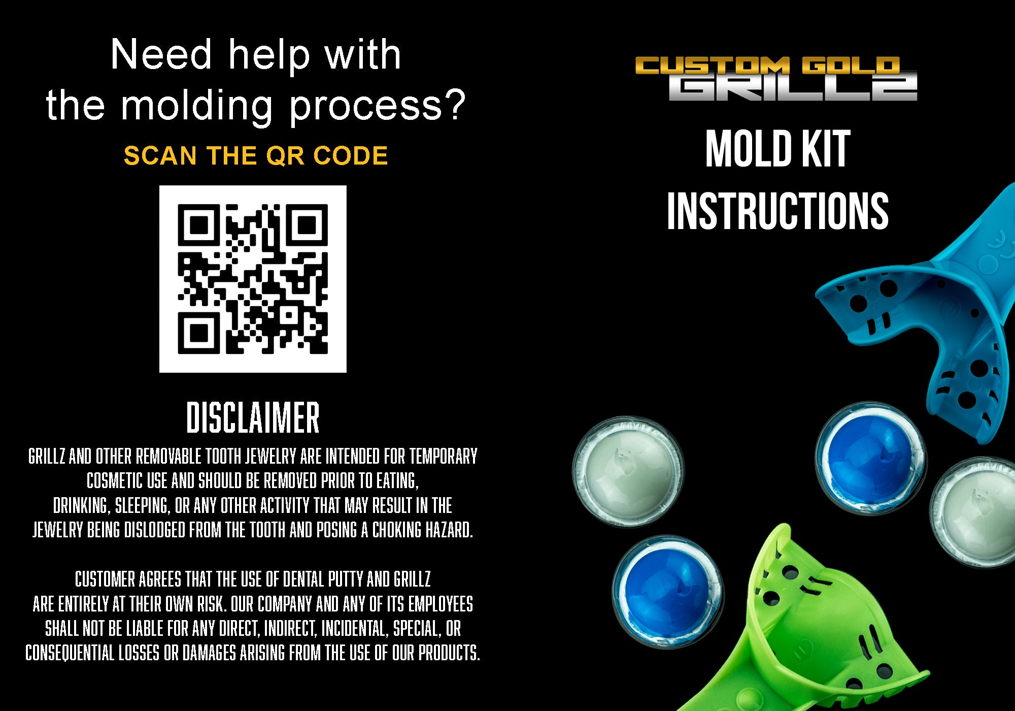 Buy Grillz Accessories | Mold Kit, Box & More - Custom Gold Grillz