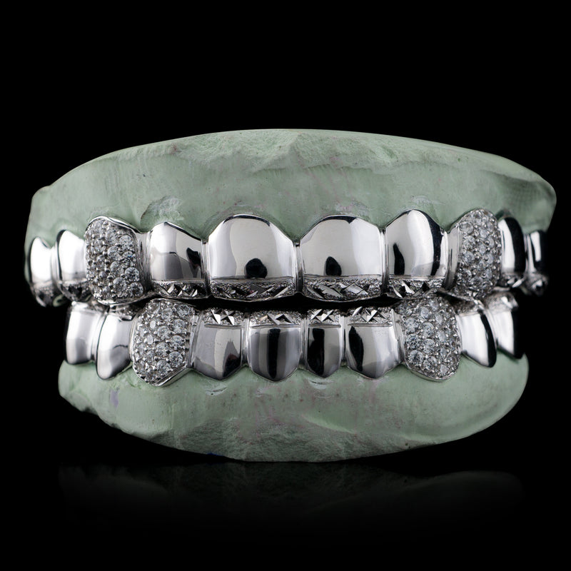 Buy Diamond Fangs Grillz Online - Custom Gold Grillz