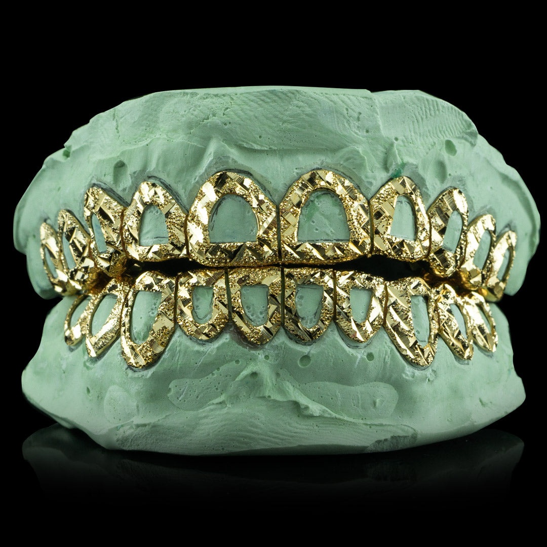 Shop Silver Open Face Grillz Online - Custom Gold Grillz