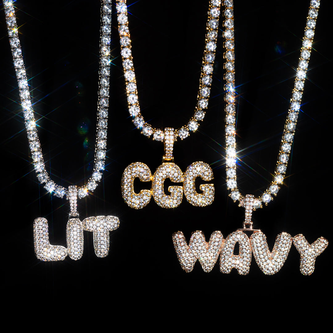 Iced Out Custom Pendants - Custom Gold Grillz