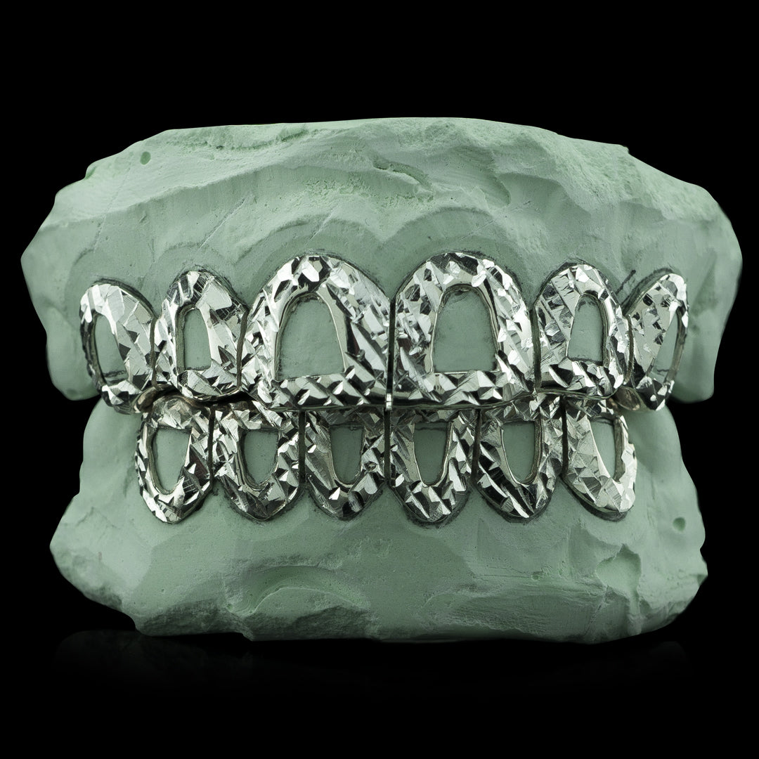 Shop Silver Open Face Grillz Online - Custom Gold Grillz